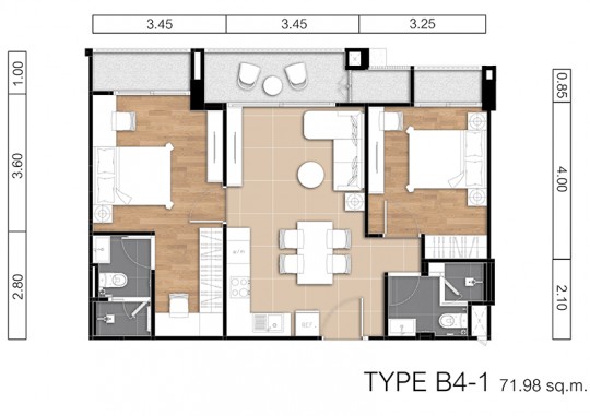 Downtown 49 คอนโด Low Rise ตึกคู่ ในซอยสุขุมวิท 49/12 จาก แมรี่แลนด์ ...