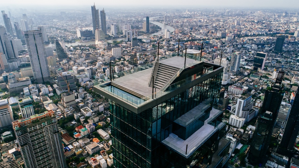 Mahanakhon Skywalk จุดชมวิวที่สูงที่สุดในประเทศไทยบนตึก King Power ...