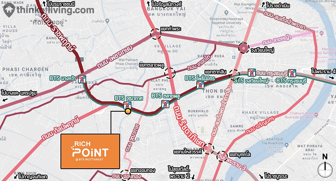 Rich Point @BTS วุฒากาศ คอนโด High Rise บนถนนราชพฤกษ์ ติด BTS วุฒากาศ 0 ...