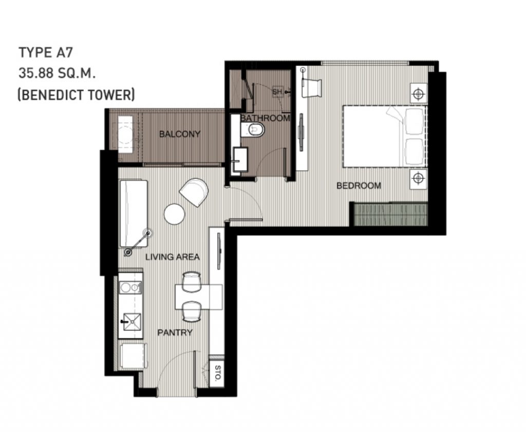The Saint Residences คอนโด High Rise 3 อาคาร ห่างจาก MRT พหลโยธิน 350 ...