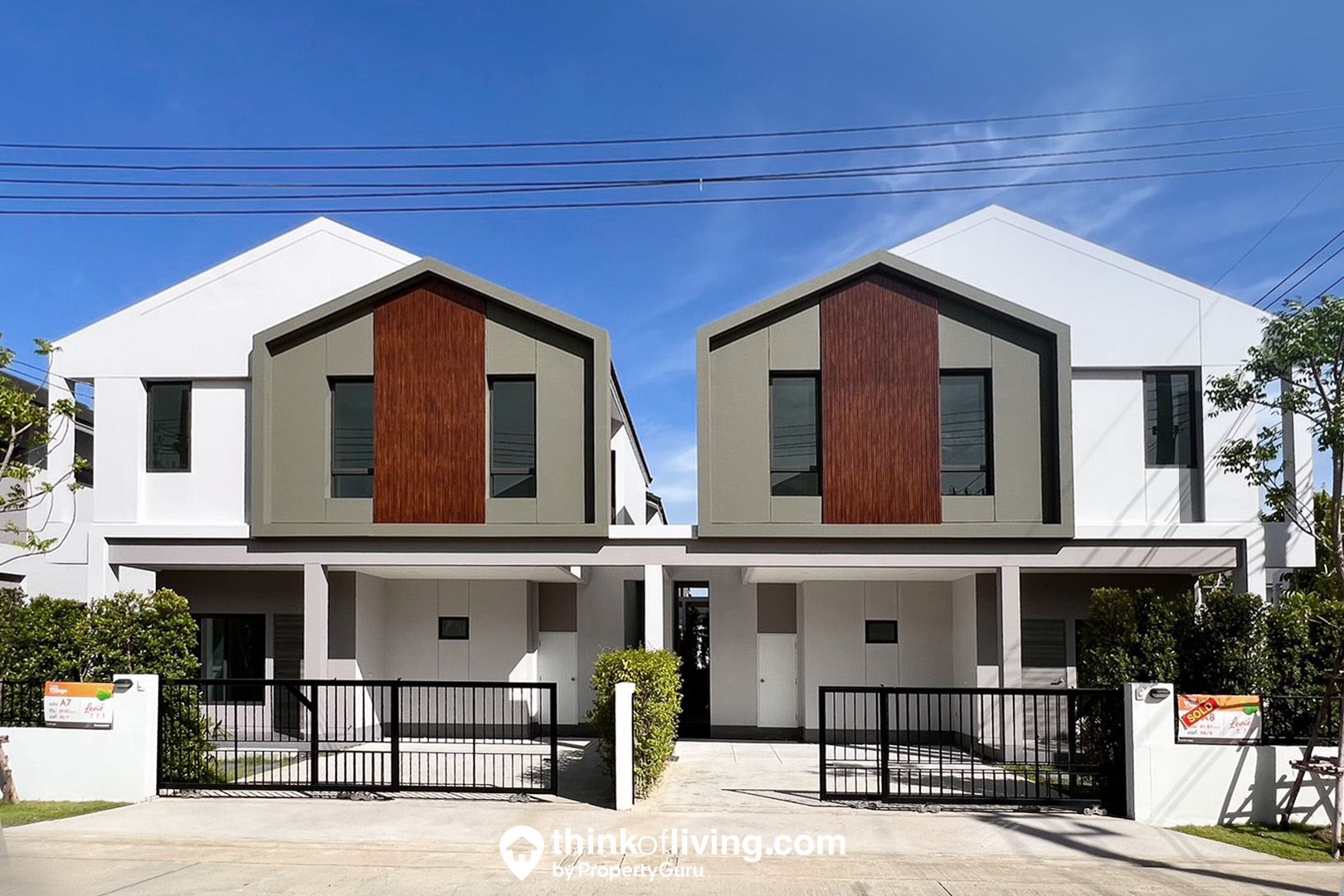 Thana Village วงแหวน – ปิ่นเกล้า บ้านแฝดหน้ากว้าง สไตล์ Modern Craft โครงการใหม่บนทำเลบางกรวย ...